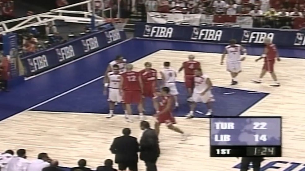 FIBA World Cup 2002 - Lebanon vs Turkey - Classic Games Lebanon ...