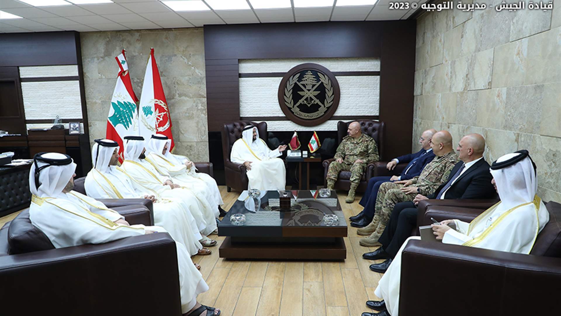LAF Commander meets Qatari envoy in Yarze - Lebanon News