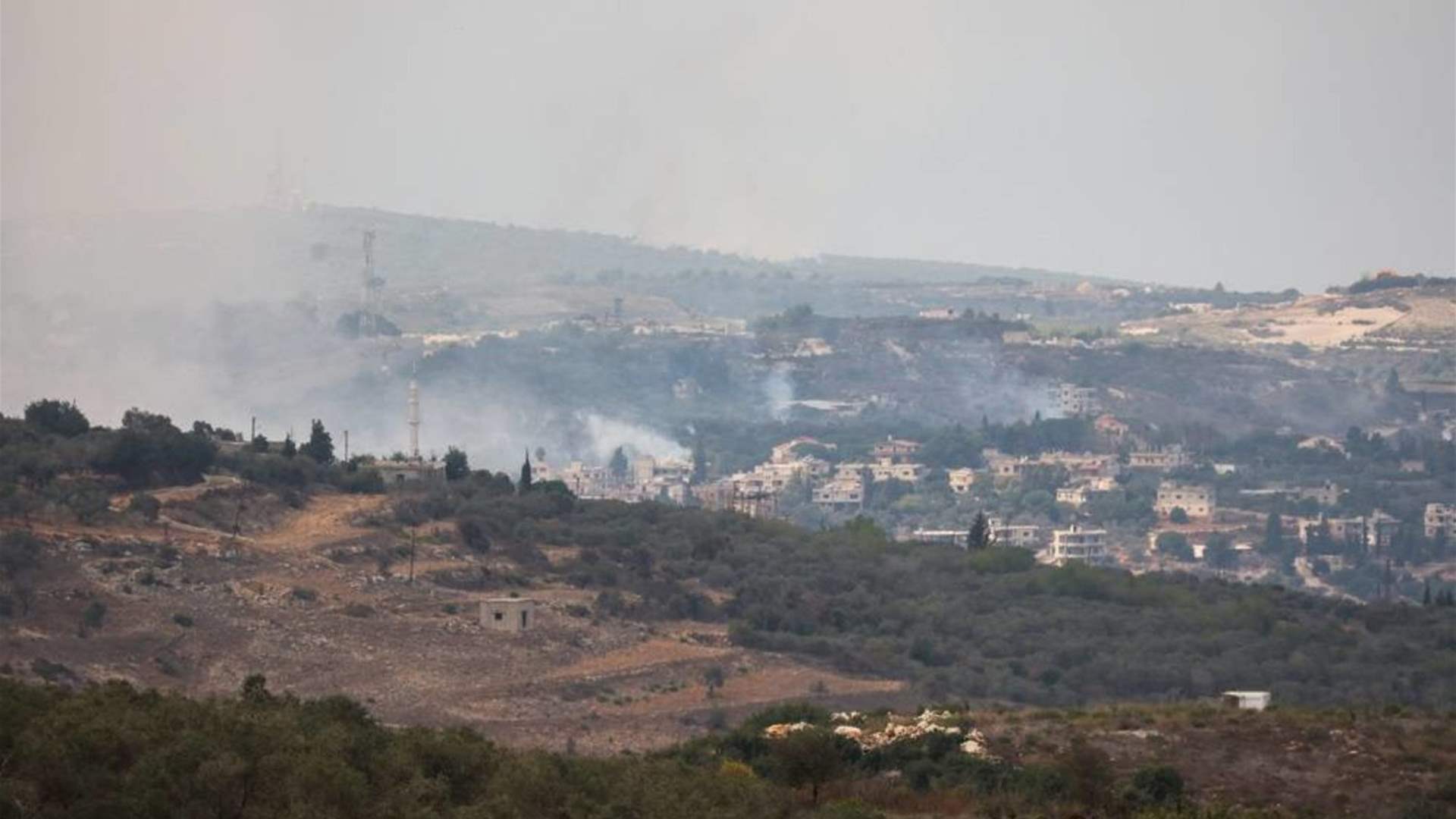 An Israeli drone fired two missiles in the Shanouh area outside ...