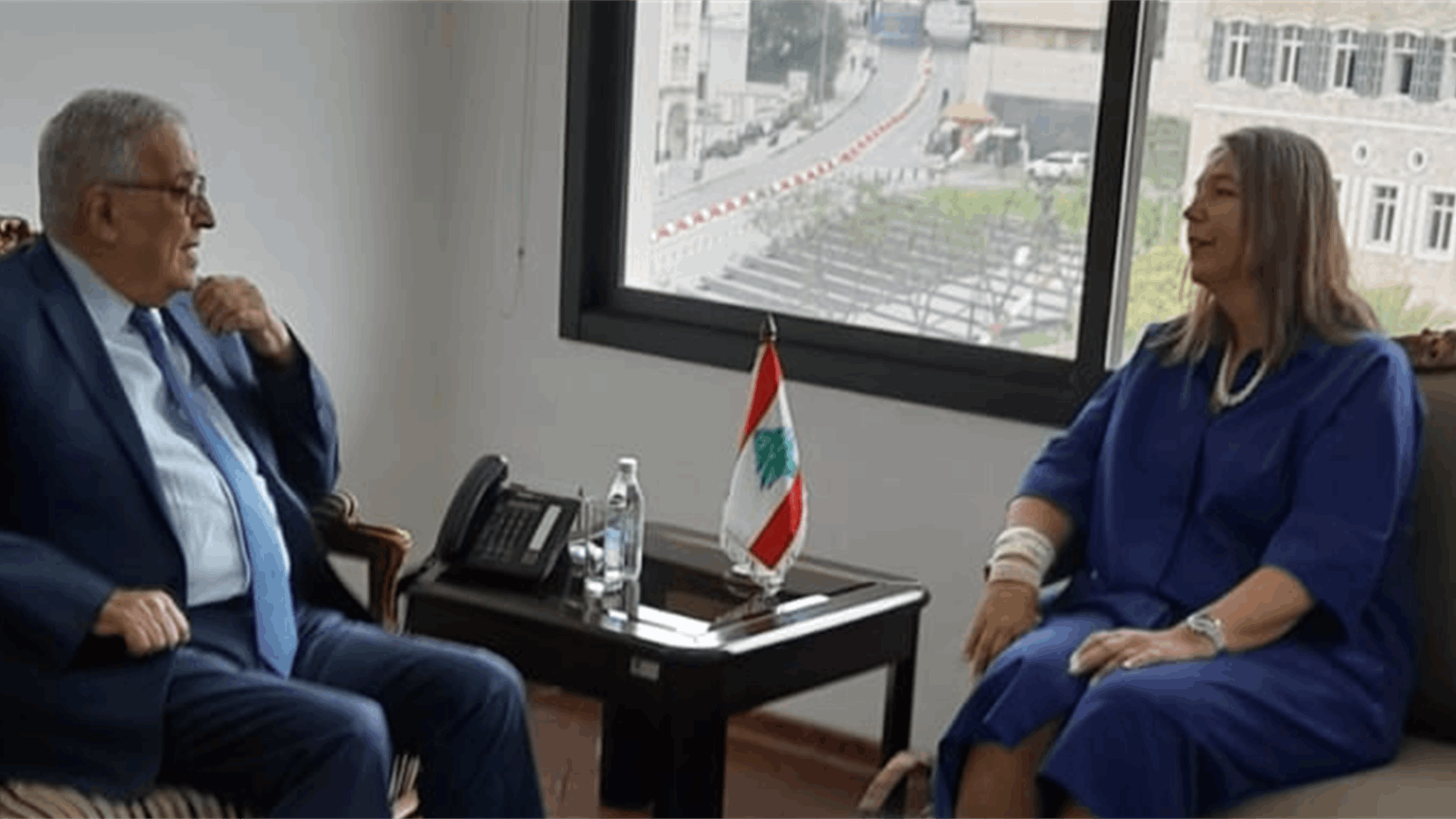 بوحبيب استقبل سفيرة سويسرا لبنان يرحب بالجهود السويسرية لبناء حوار