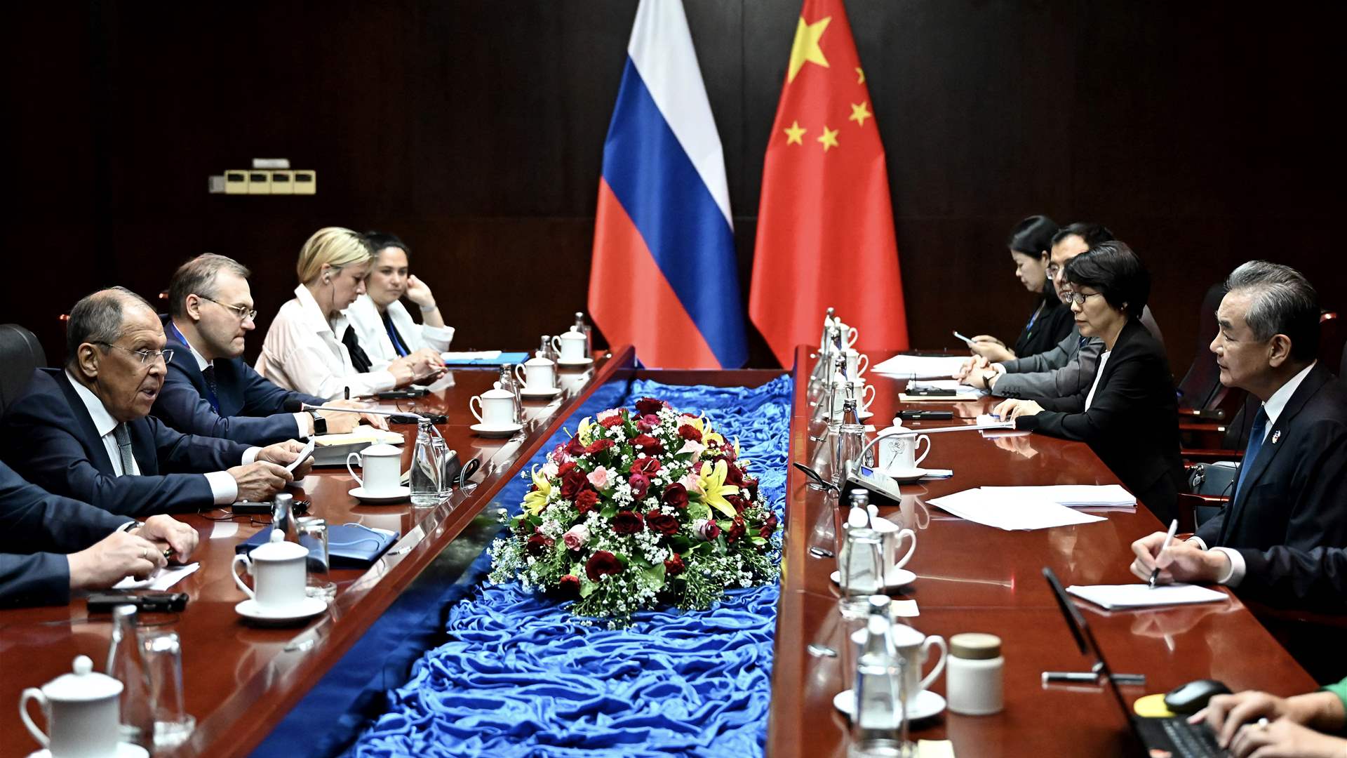Russia, China begin talks at ASEAN meeting - Lebanon News