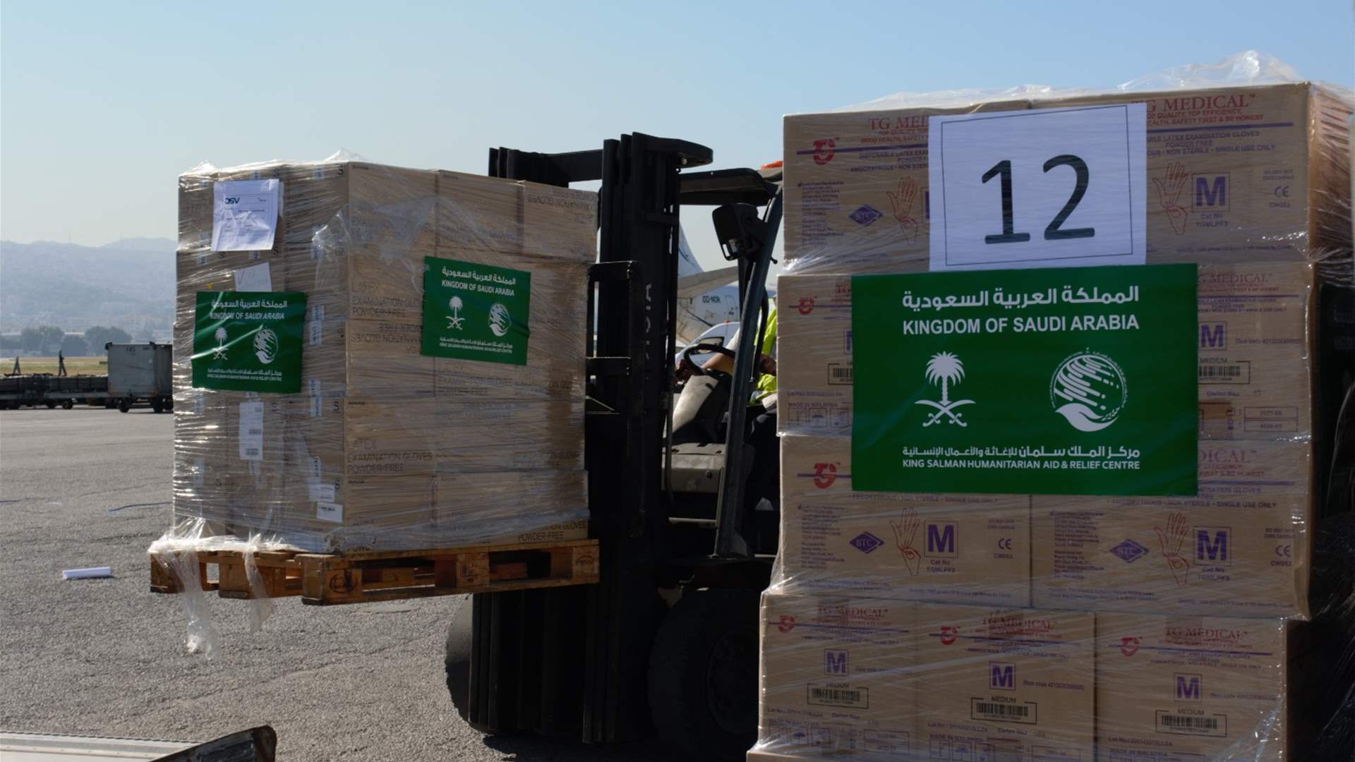 Saudi relief plane arrives in Beirut as part of humanitarian airlift ...