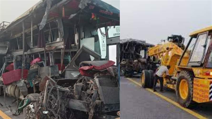 At least 18 killed as bus collides with tanker in India - Lebanon News