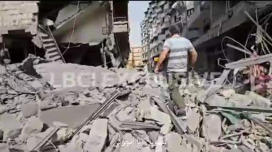 LBCI exclusive footage: Damage caused by Israeli airstrike on Aitou in ...