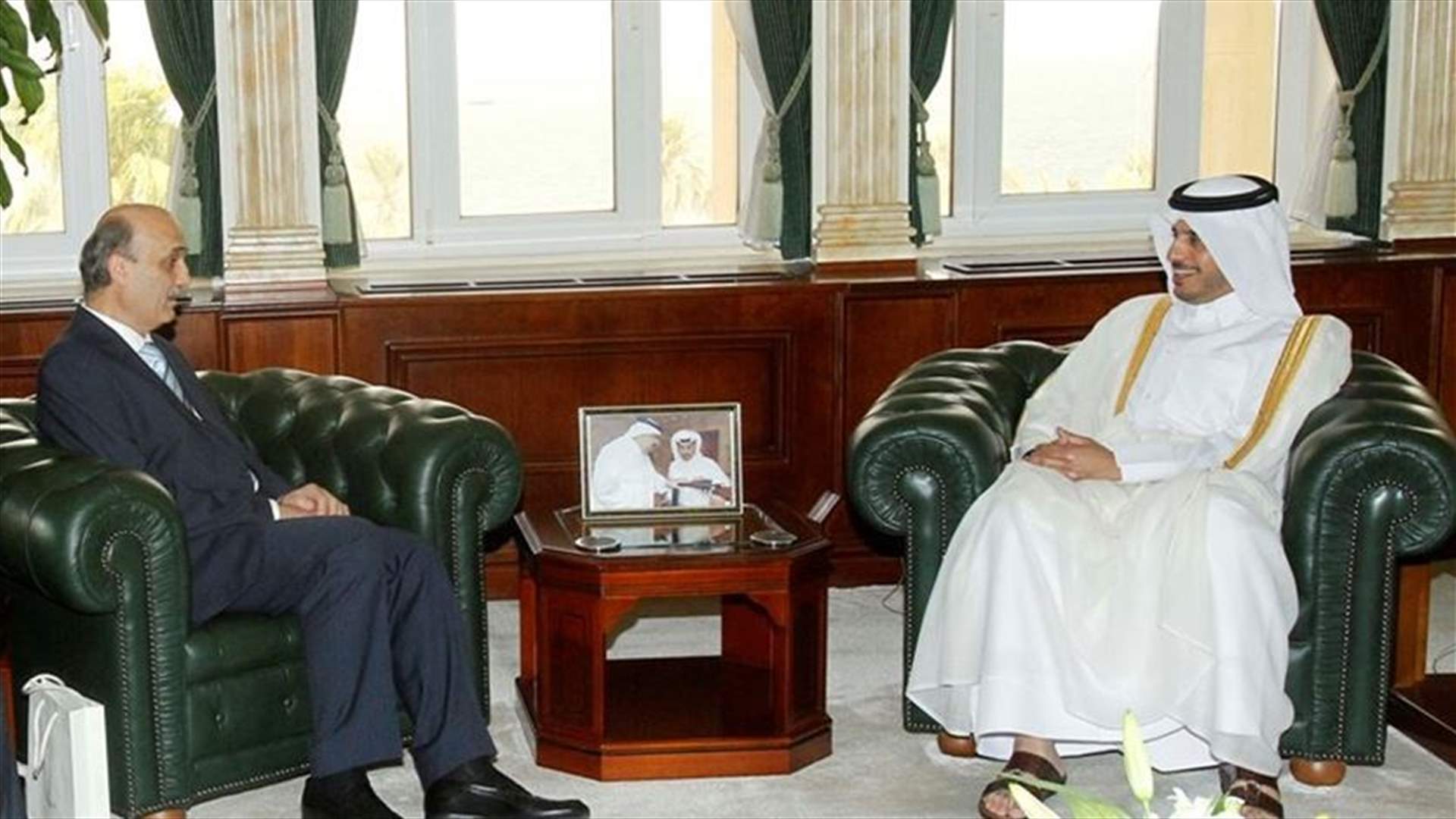 LF leader Geagea meets with Qatari PM - Lebanon News