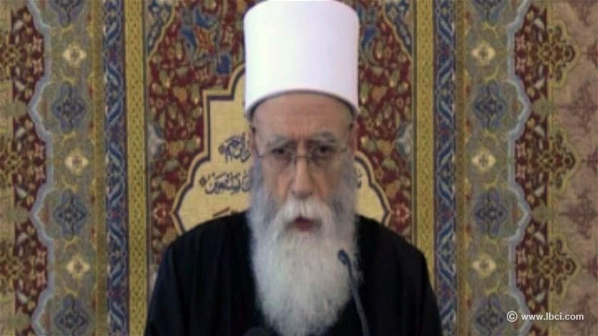 Druze Sheikh Naim Hassan: Current situation requires utmost vigilance ...