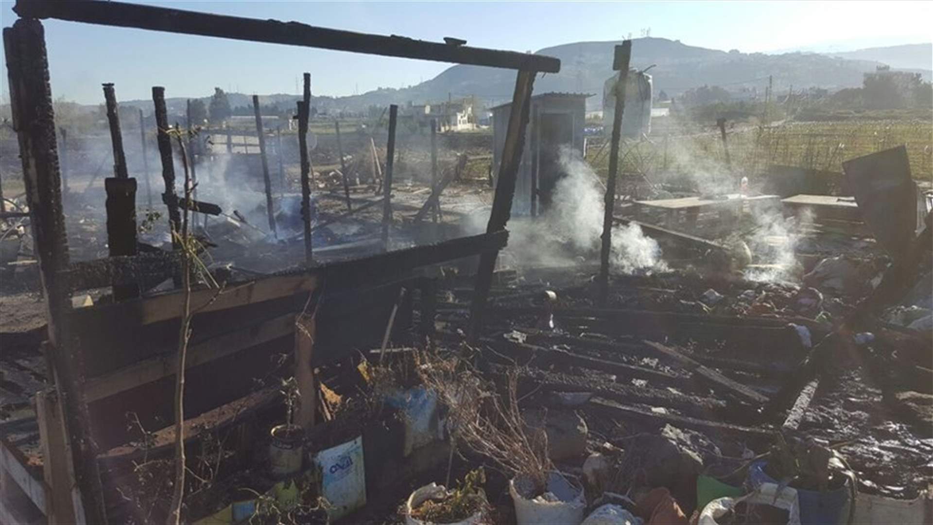 REPORT: Fire destroys refugee tents in Halba, Akkar - Lebanon News