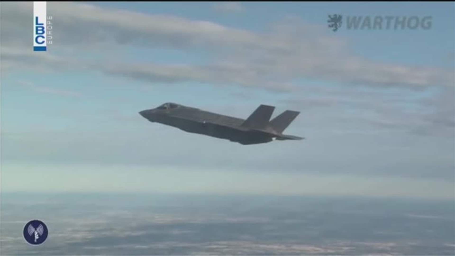 REPORT: Israel reveals photo of an F 35 flying over Beirut - Lebanon News