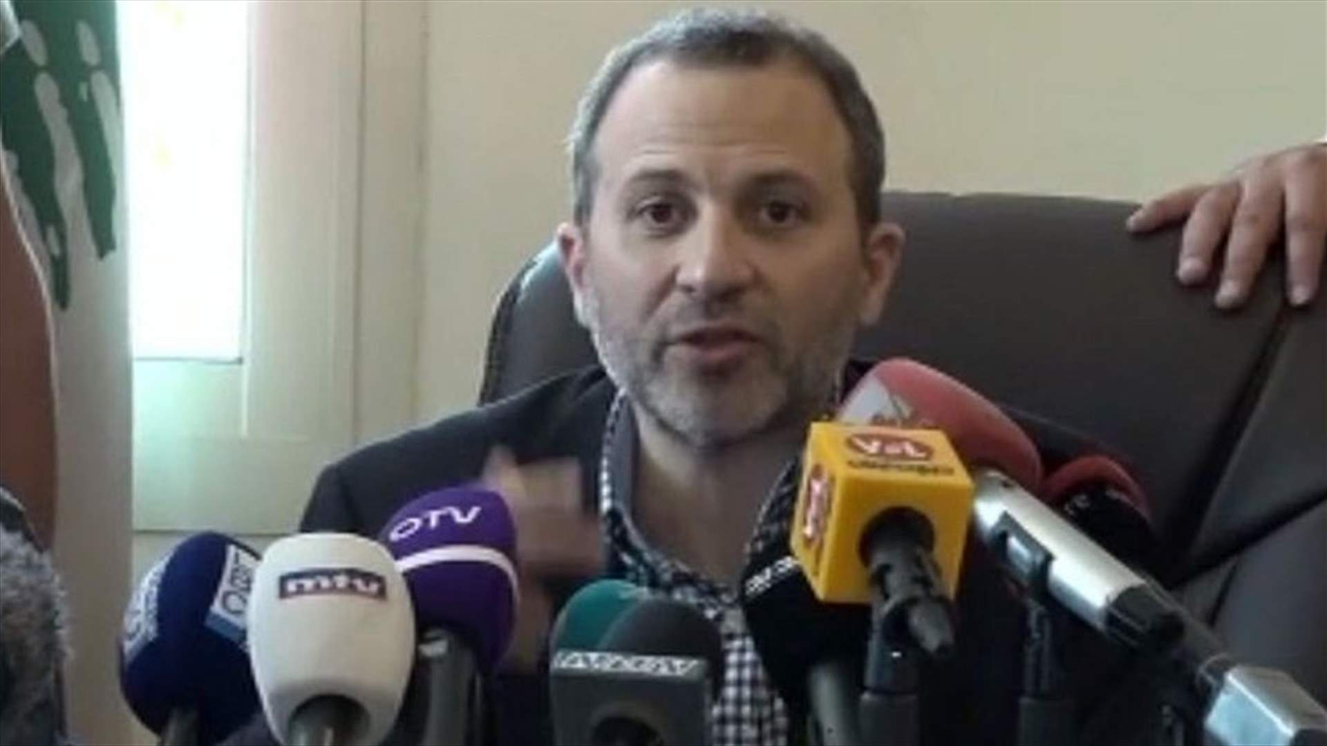 Bassil from Arsal: Some parties want for the refugee crisis to last ...
