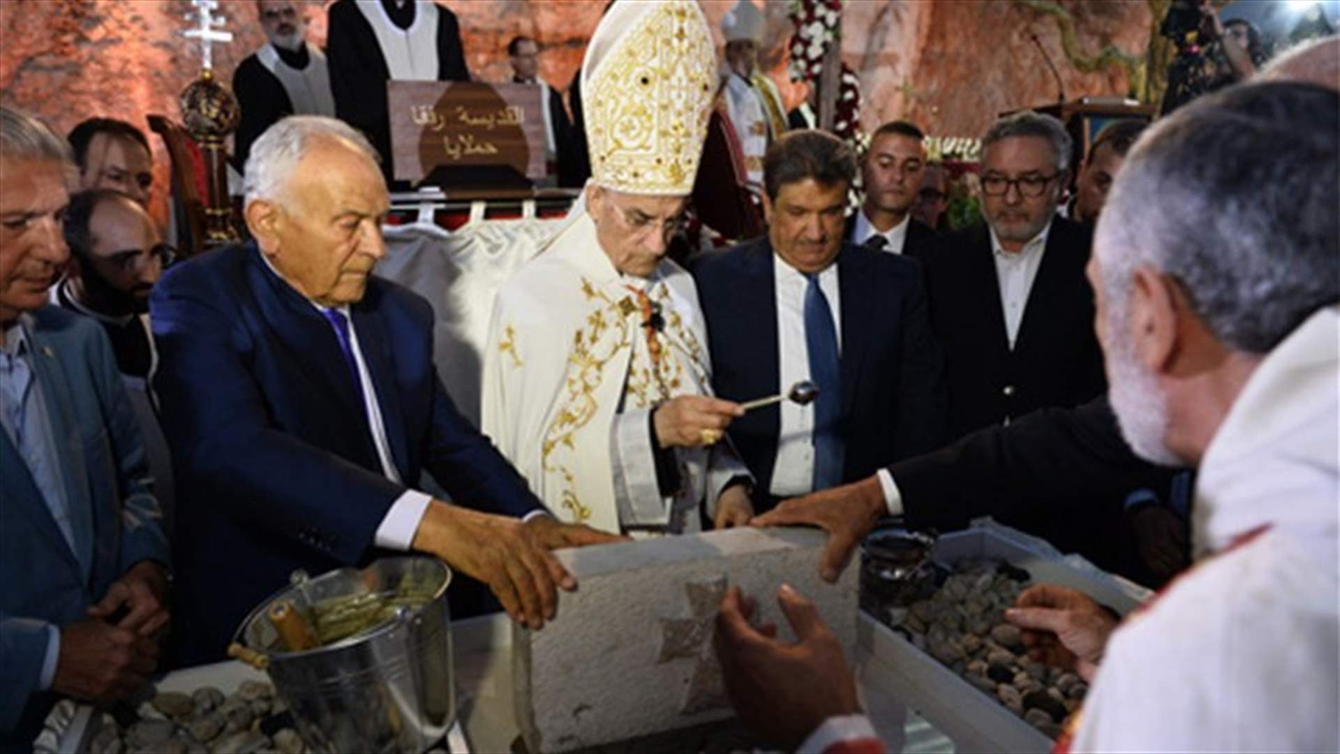 Patriarch Rai lays foundation stone of Saint Rafqa shrine in Hamlaya ...