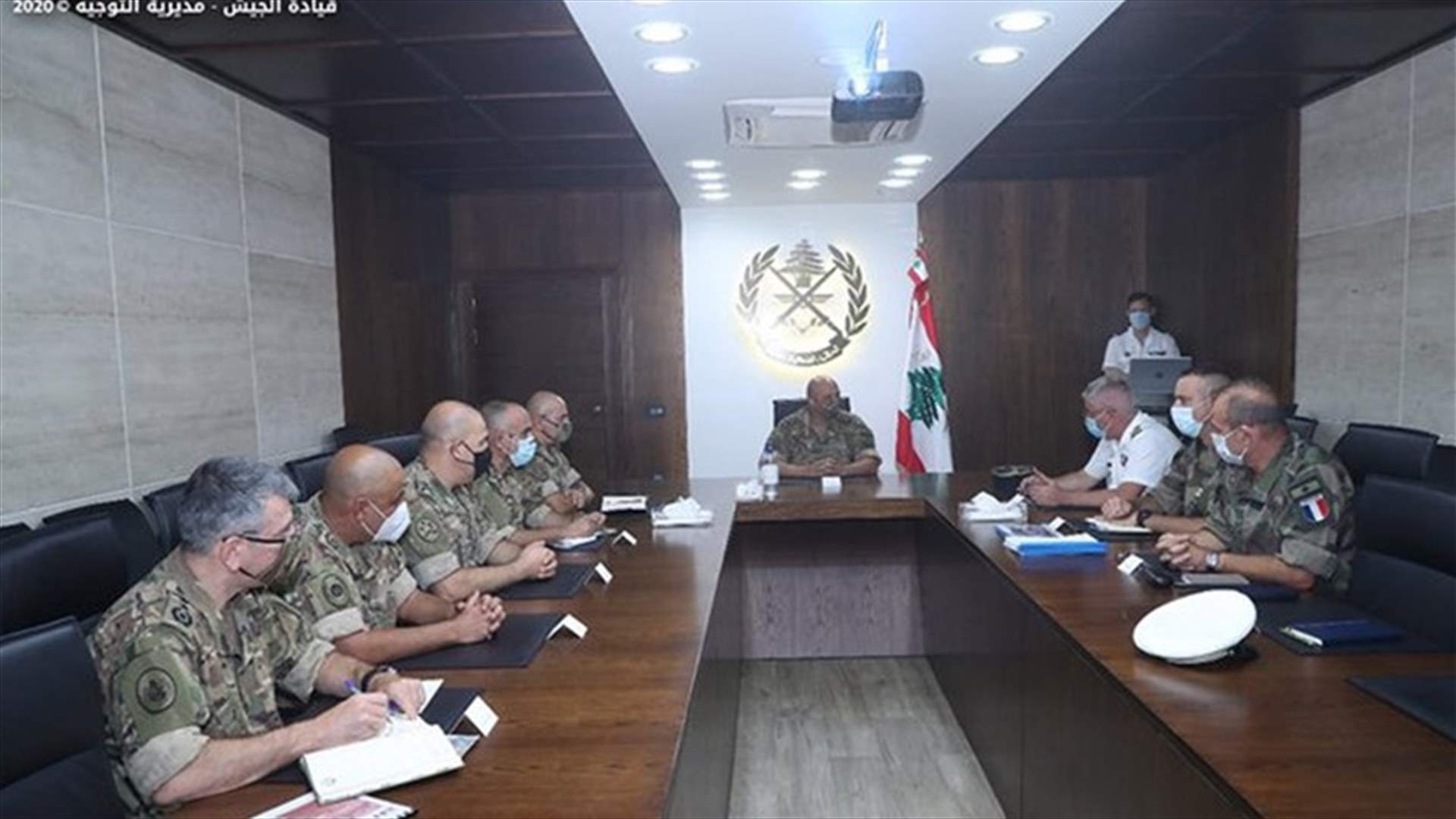 قائد الجيش استقبل وفدًا عكسريًا فرنسيًا Lebanon News