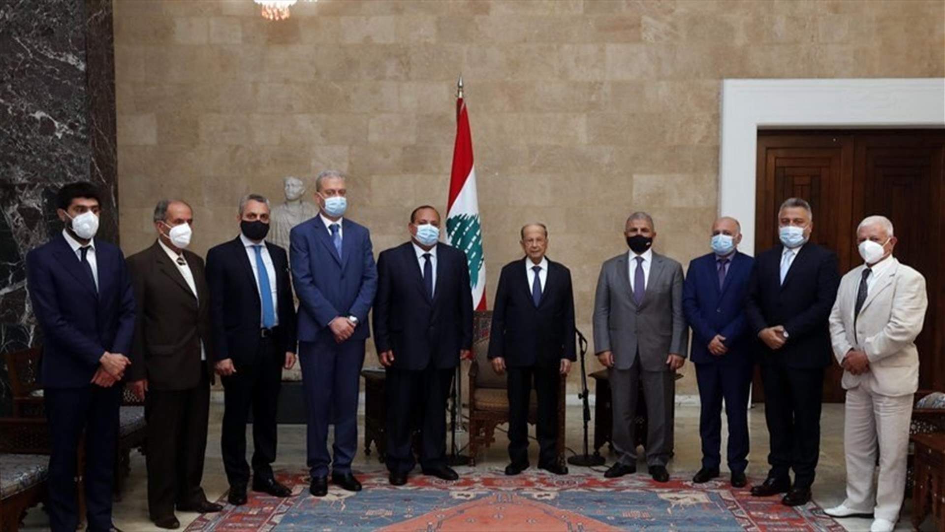 President Aoun meets Syrian Social Nationalist Party delegation ...