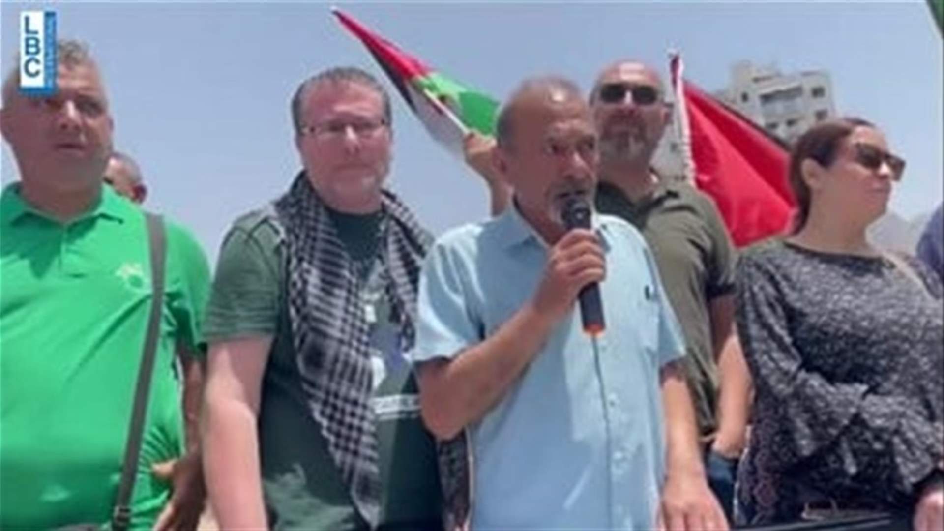 Palestinian flags raised by Sidon residents [VIDEO] - Lebanon News