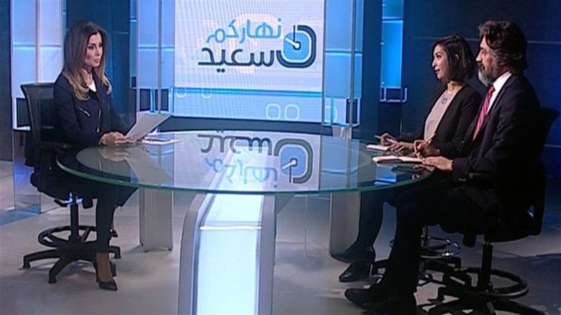 Nayla Geagea Gilbert Doumit - Nharkom Said , Talk Show