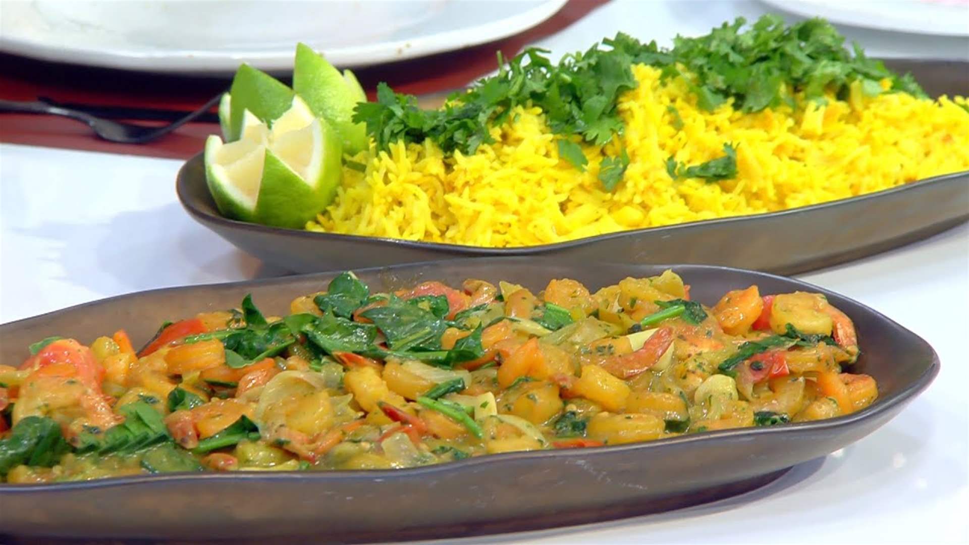 Coconut Shrimp Curry With Rice - Kitchen, Variety