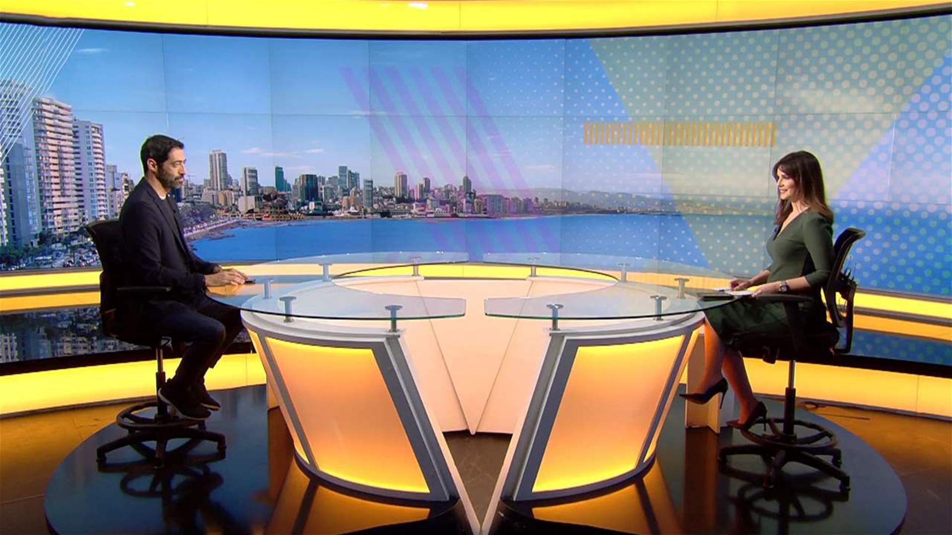 Elias Hankash and Ibrahim Bayram - Nharkom Said , Talk Show