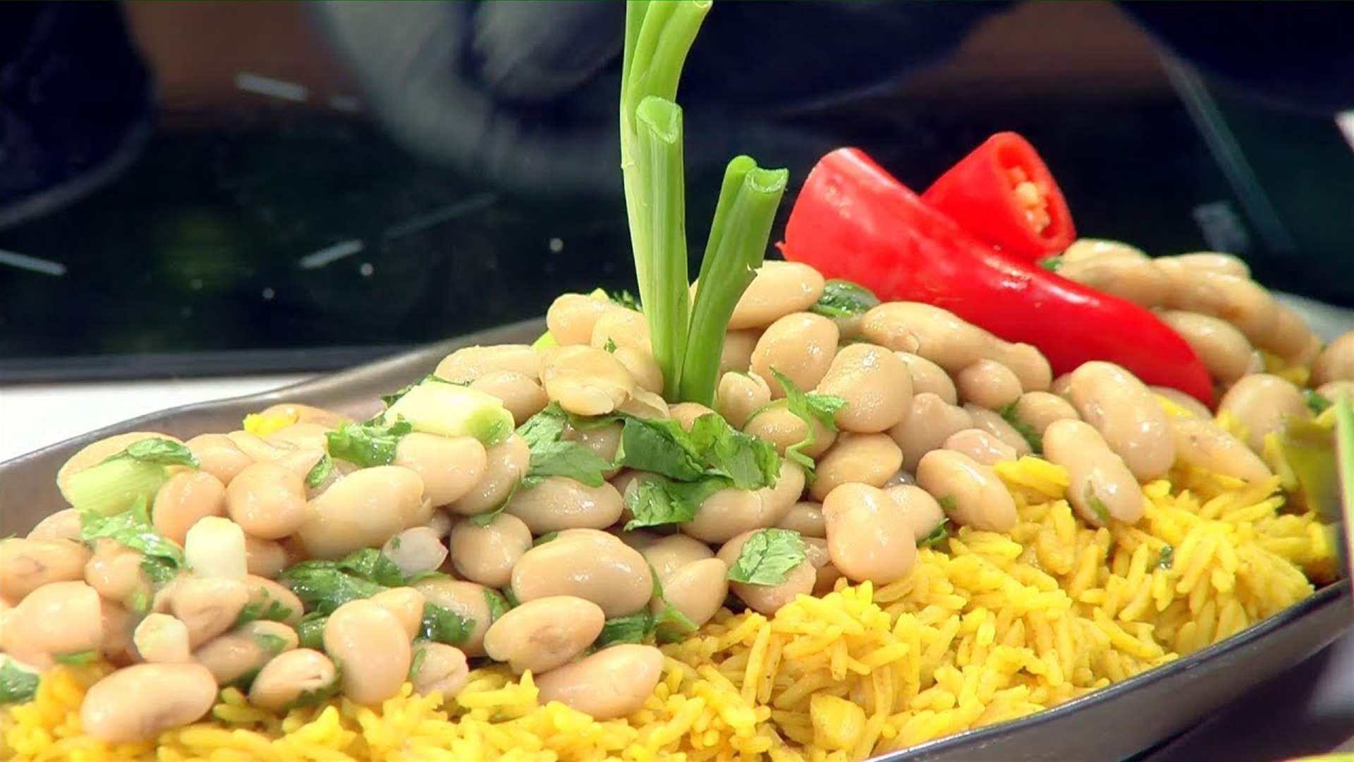 Vegan rice and beans and Msabbahit Homos - Kitchen, Variety