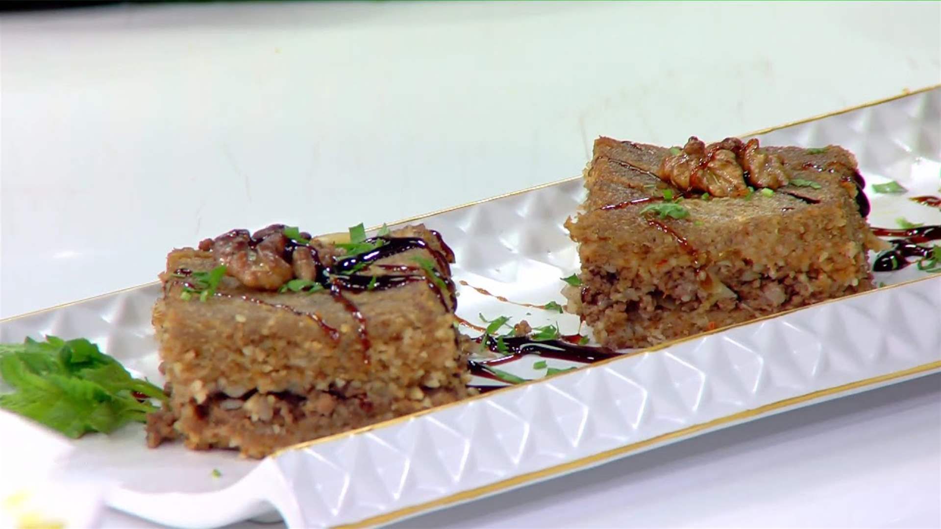 Aleppo “Kibbeh Bel Saniyeh” dish and Hamawi “Batersh” - Kitchen, Variety