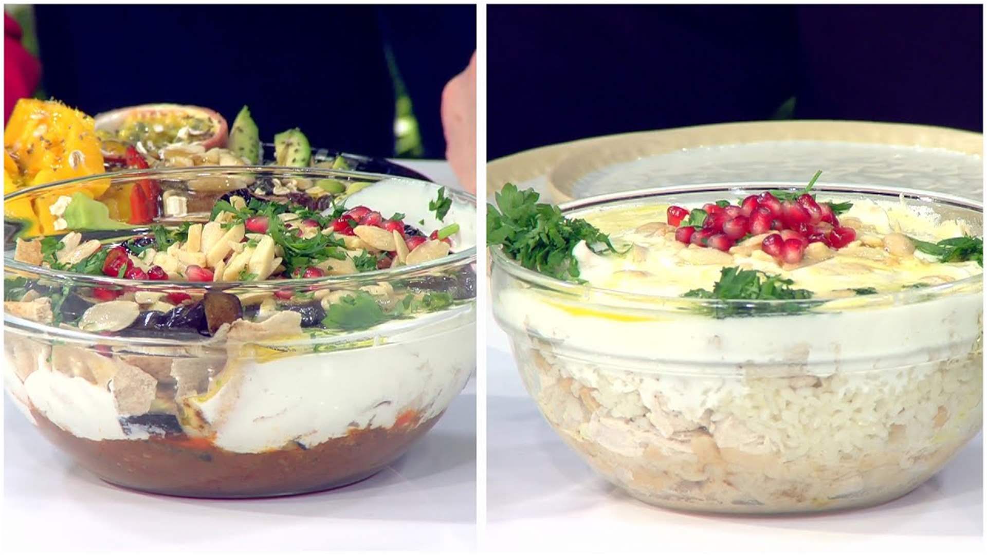 Chicken Fatteh, makdous Fatteh and hummus Fatteh - Kitchen, Variety