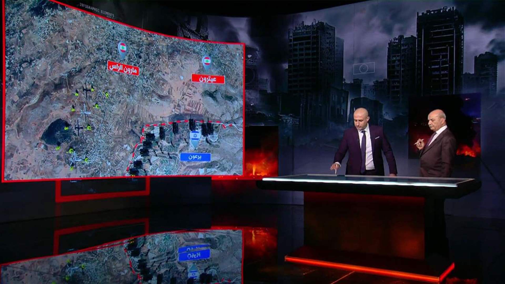 The Axis of Al Khiam, Maroun Al-Ras, and Aita Al-Shaab Al-Qozah ...